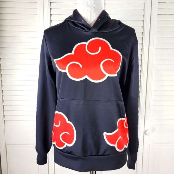 Shirts & Tops | Naturo Shippuden Akatsuki Unisex Clouds Pullover Hoodie ...